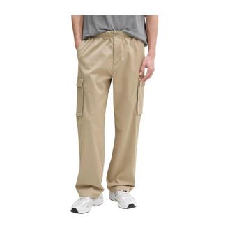 Calvin Klein Jeans Beige Rei&szlig;verschluss und Knopf Hose - - Trousers - Herren - Beige - XL