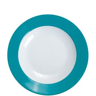 Kahla Pronto Colore Suppenteller 22 cm ocean green|t&uuml;rkiser tiefer Teller aus Porzellan