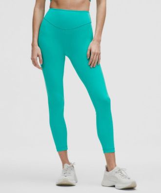 lululemon Wunder Under Leggings aus mit hohem Bund f&uuml;r Frauen - 64 cm - Gr&ouml;&szlig;e 10 in Tropics Tone