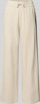 Vero Moda Weite Hose aus Baumwoll-Leinen-Mix Modell CAIA