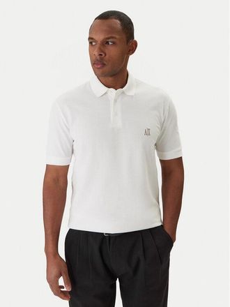 A|X Armani Exchange Poloshirt XM000367 AF13022 U0009 Wei&szlig; Regular Fit