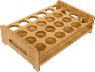 SOLUSTRE Holz Schnapsglashalter Mit Löchern Für Gläser Schnapsglasständer Aus Holz Für Aufbewahren Und Präsentieren Schnapsglashaltertablett Für Party Und Fest