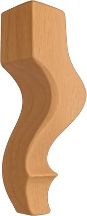 Generic M&ouml;belfu&szlig; Holz F990001 Louis 15 cm Holz Buche