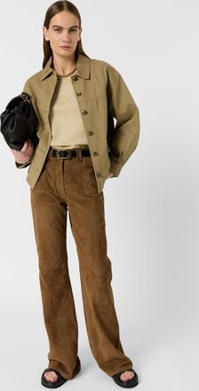 Gerard Darel Blouson en denim - TYANA - Kaki moyen