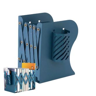 Generic B&uuml;cherf&uuml;r Schreibtisch, Desktop-B&uuml;cher-Organizer - Teleskop-B&uuml;cher-Organizer | Schreibtisch-Organizer aus Metall mit Stifthalter, Schreibtisch-B&uuml;cher,