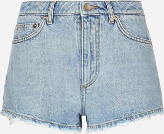 Dolce & Gabbana Shorts Aus Baumwolldenim - Frau Denim Mehrfarbig 48