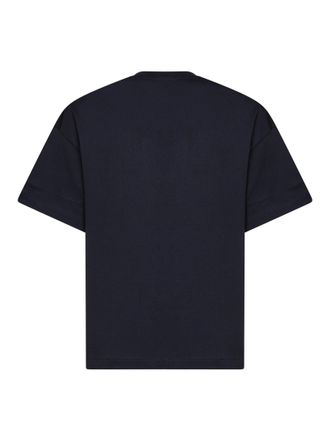 Jil Sander Mens T-Shirt Boxy Cotton Midnight Blue T-Shirts And Polos