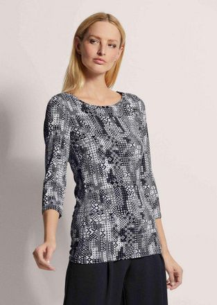 Madeleine 3/4-Arm-Shirt Rundhals-Shirt mit 3/4-&Auml;rmeln