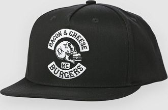 THE DUDES Bacon Cheese Structured 5 Panel Cap black