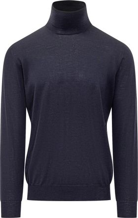 FILIPPO DE LAURENTIIS Homme, Pulls, Bleu, Taille: 3XL Ml R.Merino Turtleneck