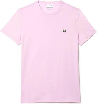 Lacoste Homme, Tops, Rose, Taille: 2XL Cotton Pima T-shirt