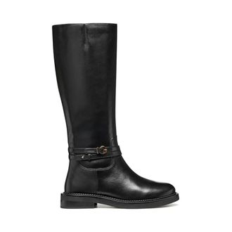 Geox Femme, Chaussures, Noir, Taille: 36 EU Bottes Hautes D Serilda