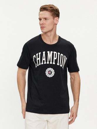 Champion T-Shirt 219852 Schwarz Comfort Fit