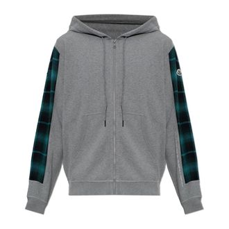 Moncler Kapuzen-Rei&szlig;verschluss-Sweatshirt - - Sweatshirts & Hoodies - Herren - Grau - M