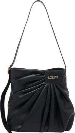 Loewe Femme, Sacs, Noir, Taille: ONE Size Sac cabas drap&eacute;