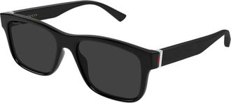 Gucci Quadratische Sonnenbrille - - Accessories - unisex - Schwarzk - 55 MM