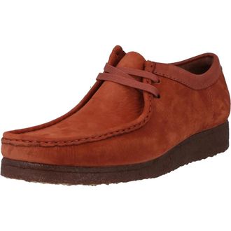 Clarks Wallabee Business Schuh - - Shoes - Herren - Rot - 43 EU