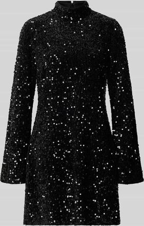 Jake*s Casual Paillettenkleid mit ausgestelltem &Auml;rmelabschluss