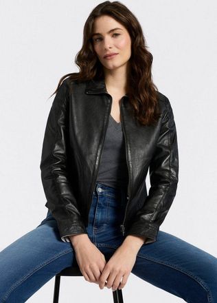 Mauritius Lederjacke MWKaroh mit Umlegekragen