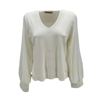 La Fileria Damen, Strickwaren, Beige, LGr&ouml;&szlig;e