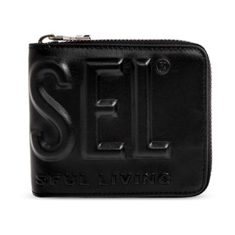 Diesel DSL 3D Bi-Fold Coin Zip XS - - Accessories - Herren - Schwarzk - ONE SIZE