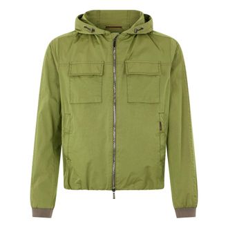 Moorer Homme, Vestes, Vert, Taille: M Veste L&eacute;g&egrave;re &agrave; Capuche