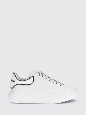 Alexander McQueen McQueen Baskets Oversize en cuir de veau avec logo arri&egrave;re et semelle chunky