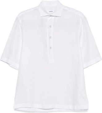 Lardini Homme, Chemises, Blanc, Taille: M Short Sleeve Chemises