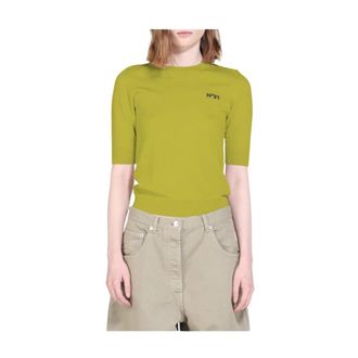 N&deg;21 Maglia girocollo - - Knitwear - Damen - Gr&uuml;n - L