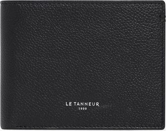 Le Tanneur Portefeuille horizontal 2 volets Lucien en cuir grain&eacute;