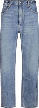 Alexander Wang Femme, Jeans, Bleu, Taille: W26 Jean Ballon Gaufr&eacute;