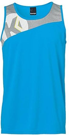 Kempa Herren Herren Singlet Core 2.0 Singlet, kempablau/Dark grau melan, XL, 200310302