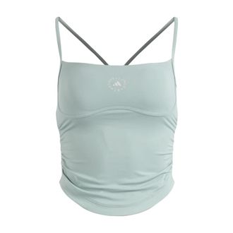 adidas by Stella McCartney Femme, Sport, Vert, Taille: 36 FR Studio Spaghetti Crop Top
