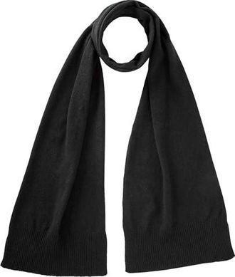 Benetton Sciarpa in Maglia 1002du01e &eacute;charpe Foulard, Noir, Taille Unique Femmes