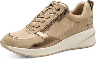 Tamaris Baskets Basses pour Femme Beige Taille 41 EU, Beige, 41 EU