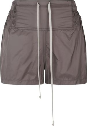 Rick Owens Geraffte Boxershorts - Grau
