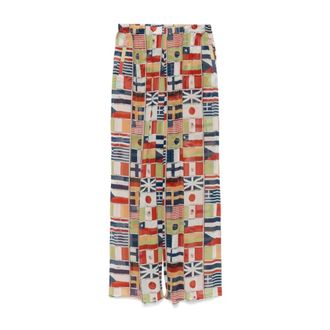 Bode Femme, Pantalons, Multicolore, Taille: 38 FR Pantalon International