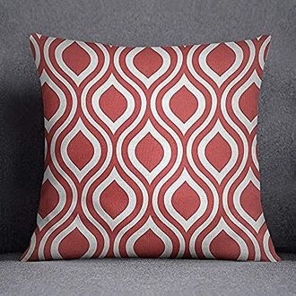 Bonamaison Le Jardin du Lin Kissenhüllen, Cotton, Mehrfarbig, 45x45