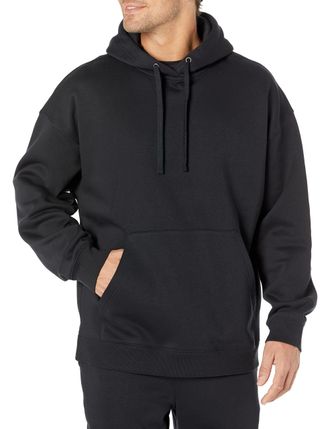 Amazon Essentials Herren Sweatshirt Mit Kapuze In Übergröße (Erhältlich In Übergröße), Schwarz, XXL