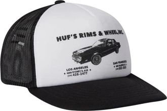 HUF Huf, Homme, Accessoires, Multicolore, Taille: ONE Size Casquette Trucker Rims & Wheel