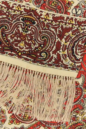 Valentino Garavani 6y2e600auzv Qq7 Gialloaranciobordeaux Sciarpe E Foulard Scarfs