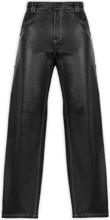 Axel Arigato Femme, Pantalons, Noir, Taille: 40 FR Spencer Leather Pantalons