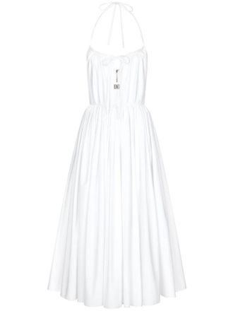 Dolce & Gabbana robe à dos-nu - Blanc