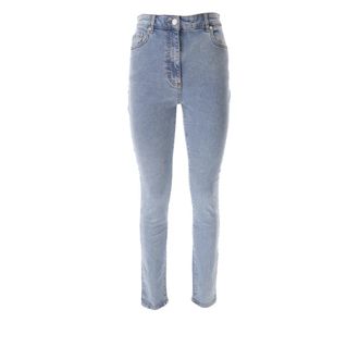 Moschino Klassische Blaue Stretch-Baumwolljeans - - Jeans - Damen - Blau - W26