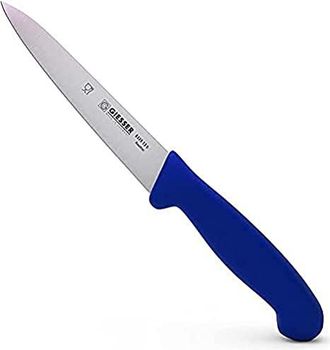 GIESSER seit 1776 - Made in Germany - Allzweckmesser blau, Basic Blue, Klinge 13 cm, rutschfest, kleines K&uuml;chenmesser sp&uuml;lmaschinenfest, rostfrei 8335 13 b