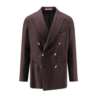 Tagliatore Zweireihiger Blazer - - Jackets - Herren - Braun - XL
