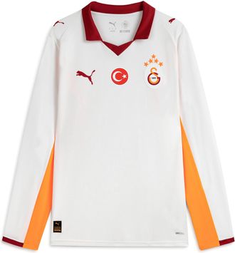 Puma Galatasaray Istanbul Trikot Langarm Away 2025/2026 Wei&szlig; weissorange, 2XL Herren