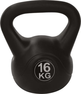 Tunturi New Fitness Kugelhantel, Kettlebell, PVC mit Sand gef&uuml;llt, 16 kg
