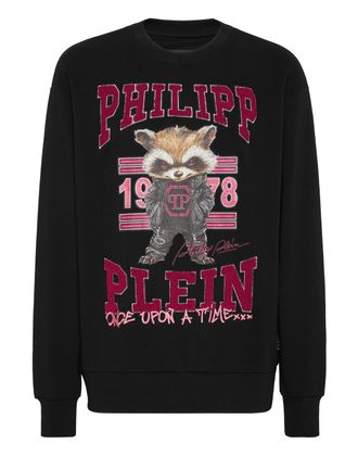 Philipp Plein Fleece Sweatshirt College Raccoon