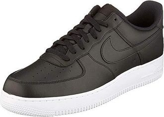 Nike Nike Air Force 1 07, Chaussures de Basketball Homme, Noir (Black/Black/White 015), 49 1/2 EU